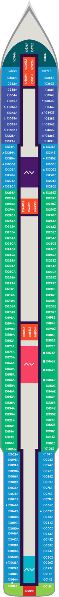 Scarlet Lady Deck Plans- Virgin Voyages Scarlet Lady Cruises: Travel Weekly