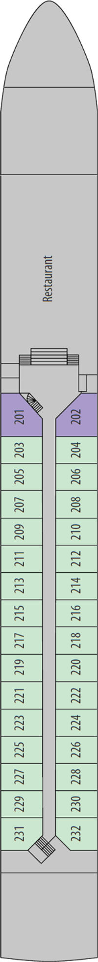 Jane Austen Deck Plans- Riviera River Cruises Jane Austen Cruises ...