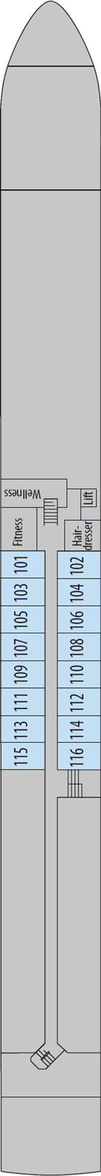 Thomas Hardy Deck Plans- Riviera River Cruises Thomas Hardy Cruises ...