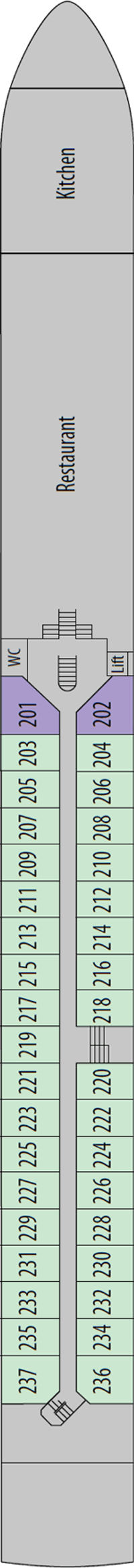 Thomas Hardy Deck Plans- Riviera River Cruises Thomas Hardy Cruises ...