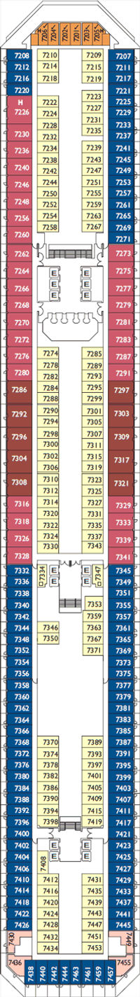 Costa Pacifica Deck Plans- Costa Cruise Lines Costa Pacifica Cruises ...