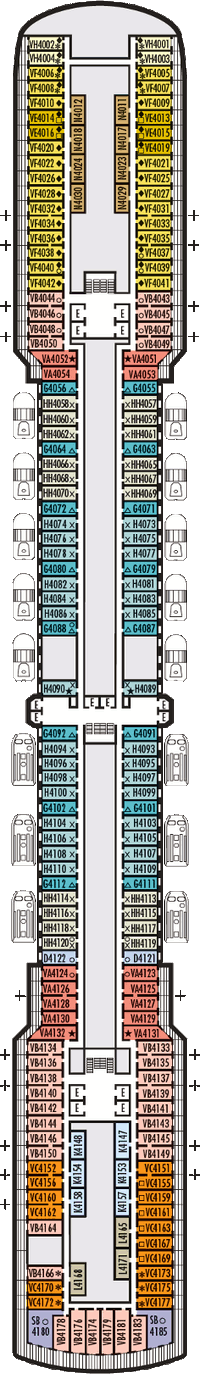 Westerdam Deck Plans- Holland America Line Westerdam Cruises ...
