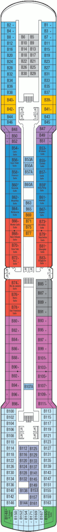 Arcadia Deck Plans- P&O Cruises Arcadia Cruises | TravelAge West