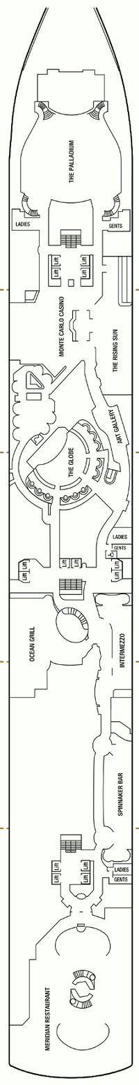 Arcadia Deck Plans- P&O Cruises Arcadia Cruises: Travel Weekly