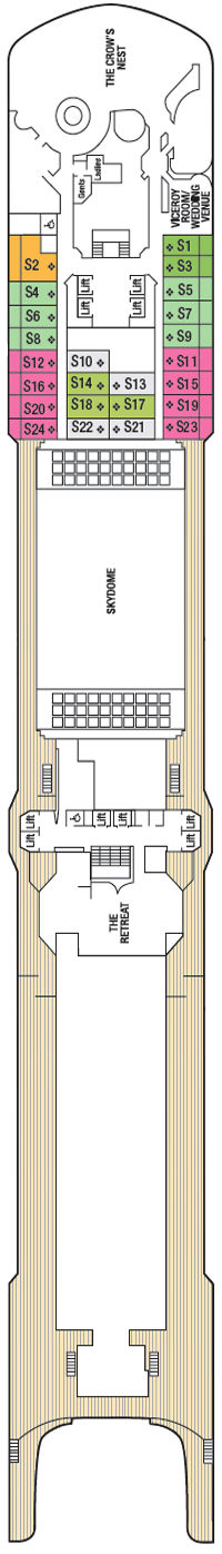 Arcadia Deck Plans- P&O Cruises Arcadia Cruises | TravelAge West