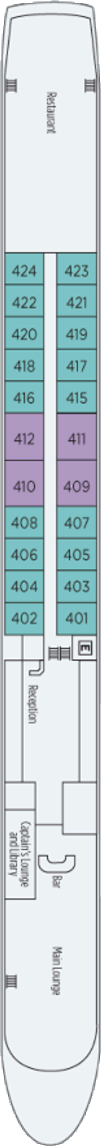 River Princess Deck Plans- Uniworld Boutique River Cruises River ...