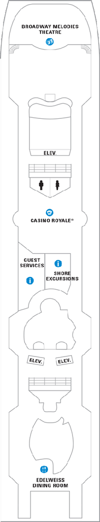 Rhapsody of the Seas Deck Plans- Royal Caribbean International Rhapsody ...