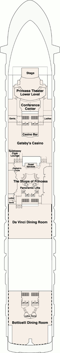 Ruby Princess Deck Plans- Princess Cruises Ruby Princess Cruises: Travel Weekly