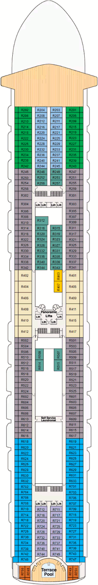 Ruby Princess Deck Plans- Princess Cruises Ruby Princess Cruises ...