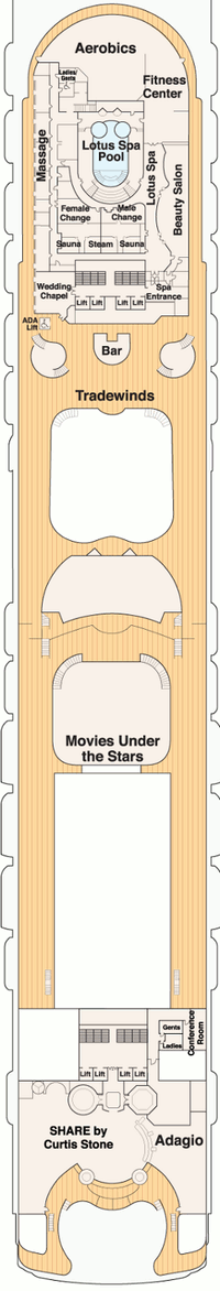 Ruby Princess Deck Plans- Princess Cruises Ruby Princess Cruises ...