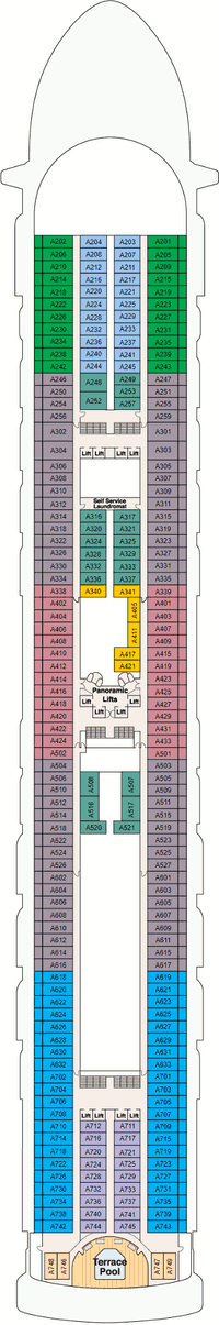 Grand Princess Deck Plans- Princess Cruises Grand Princess Cruises ...