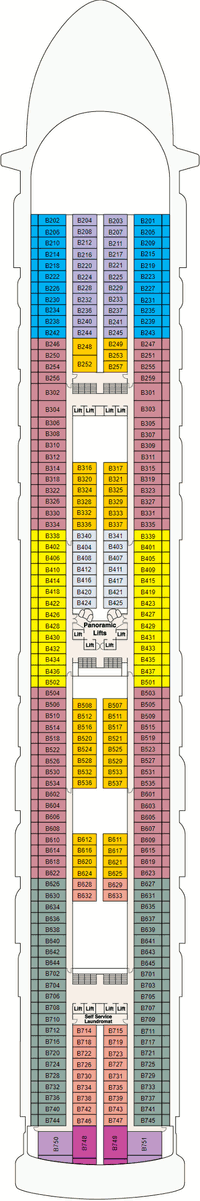 Grand Princess Deck Plans- Princess Cruises Grand Princess Cruises ...