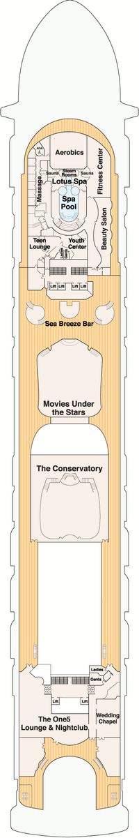 Grand Princess Deck Plans- Princess Cruises Grand Princess Cruises ...